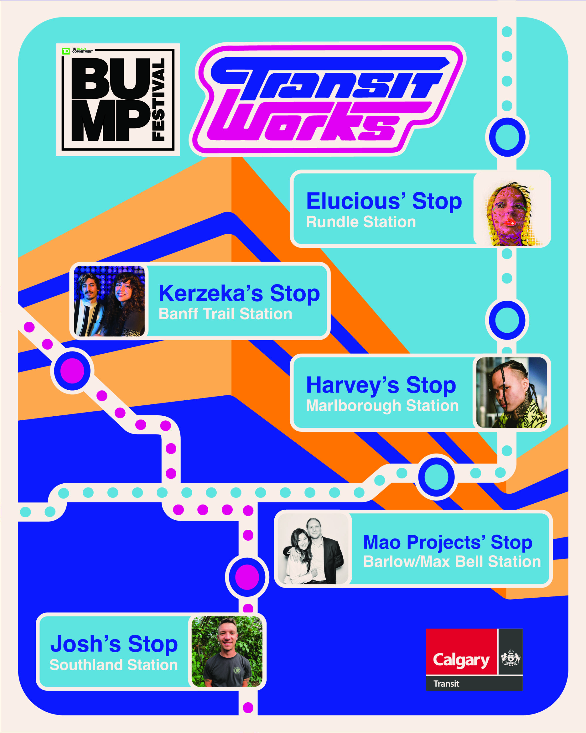 CTrain stations serve as canvases for compelling new artwork