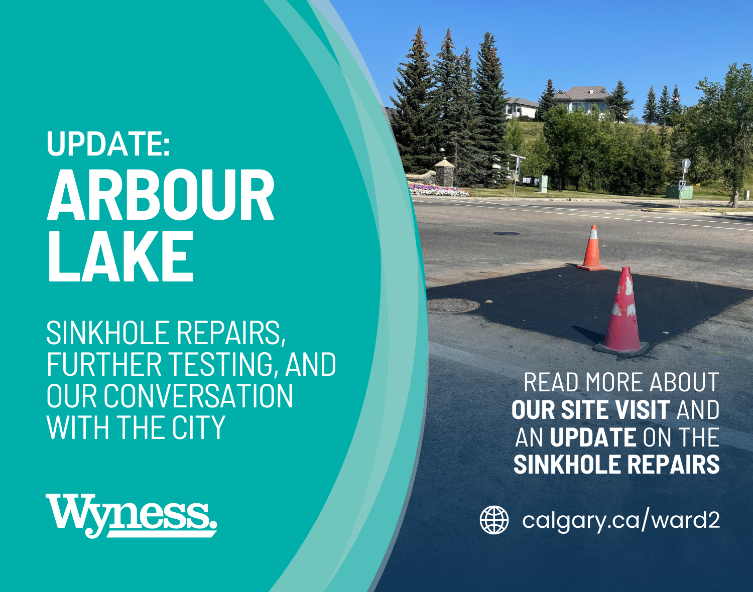 Update on the Arbour Lake Sinkhole and Other Local Issues