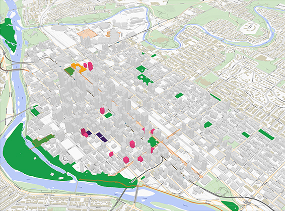 Downtown office conversion programs