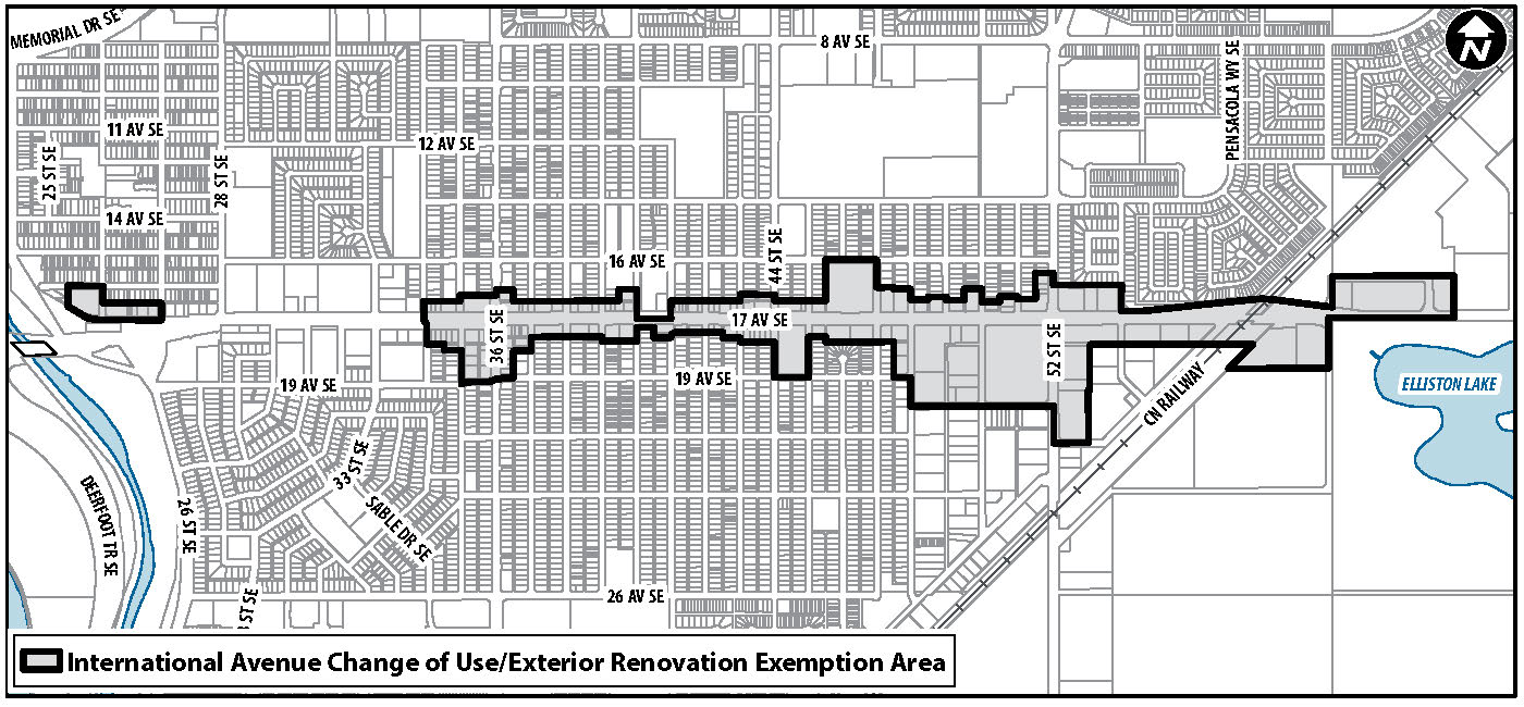 Centre City Enterprise and Main Streets Exemption Areas