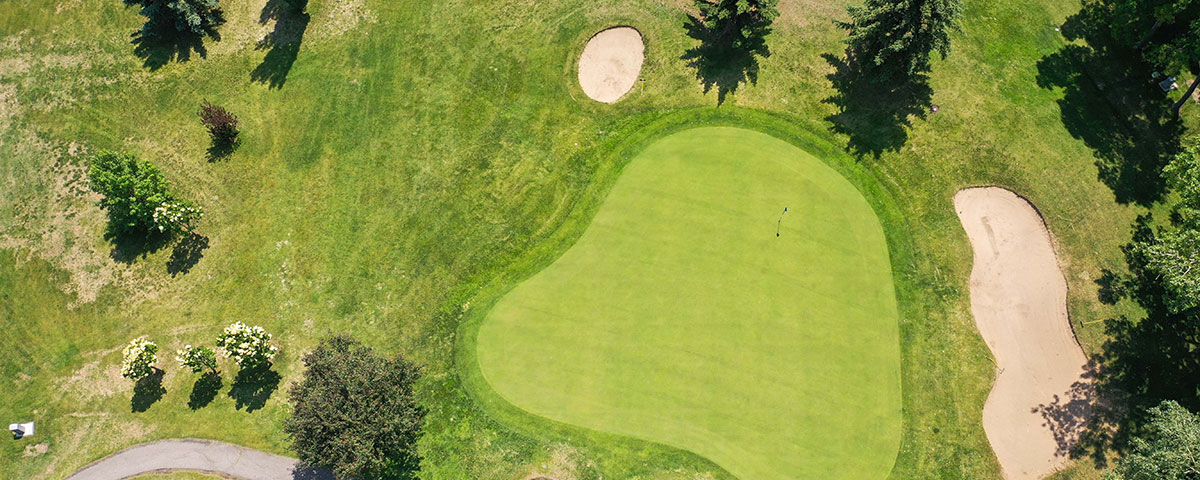 Typical hole layout, terminology and scoring