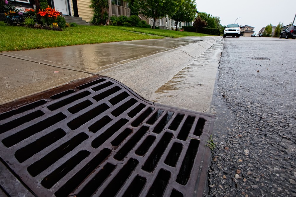 Storm drains in Calgary