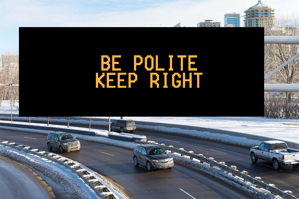 Traffic Tuesday Digital Sign Message