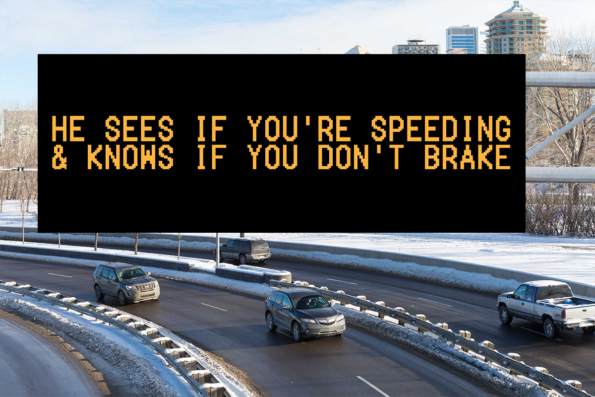 Traffic Tuesday Digital Sign Message