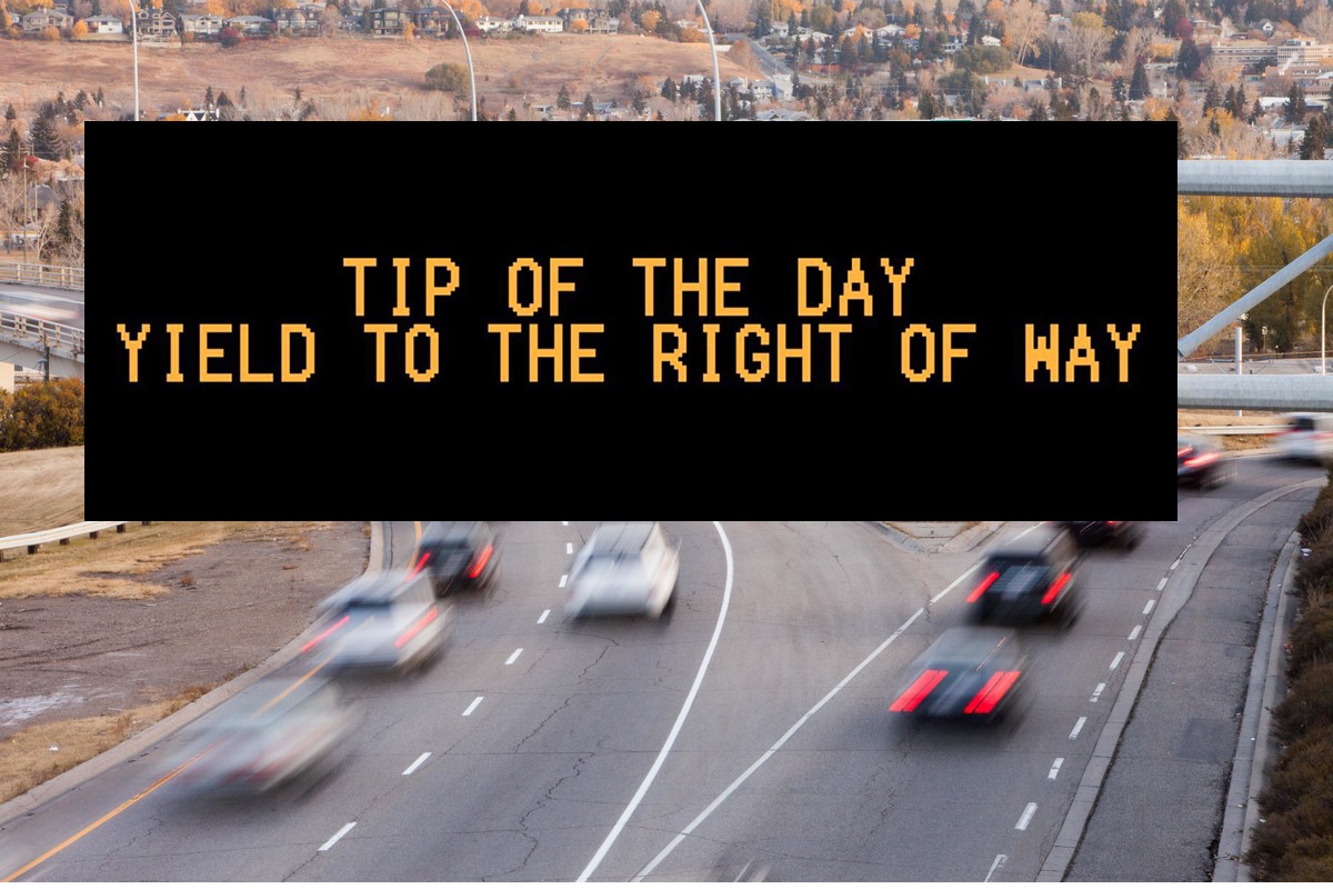 Traffic Tuesday Digital Sign Message