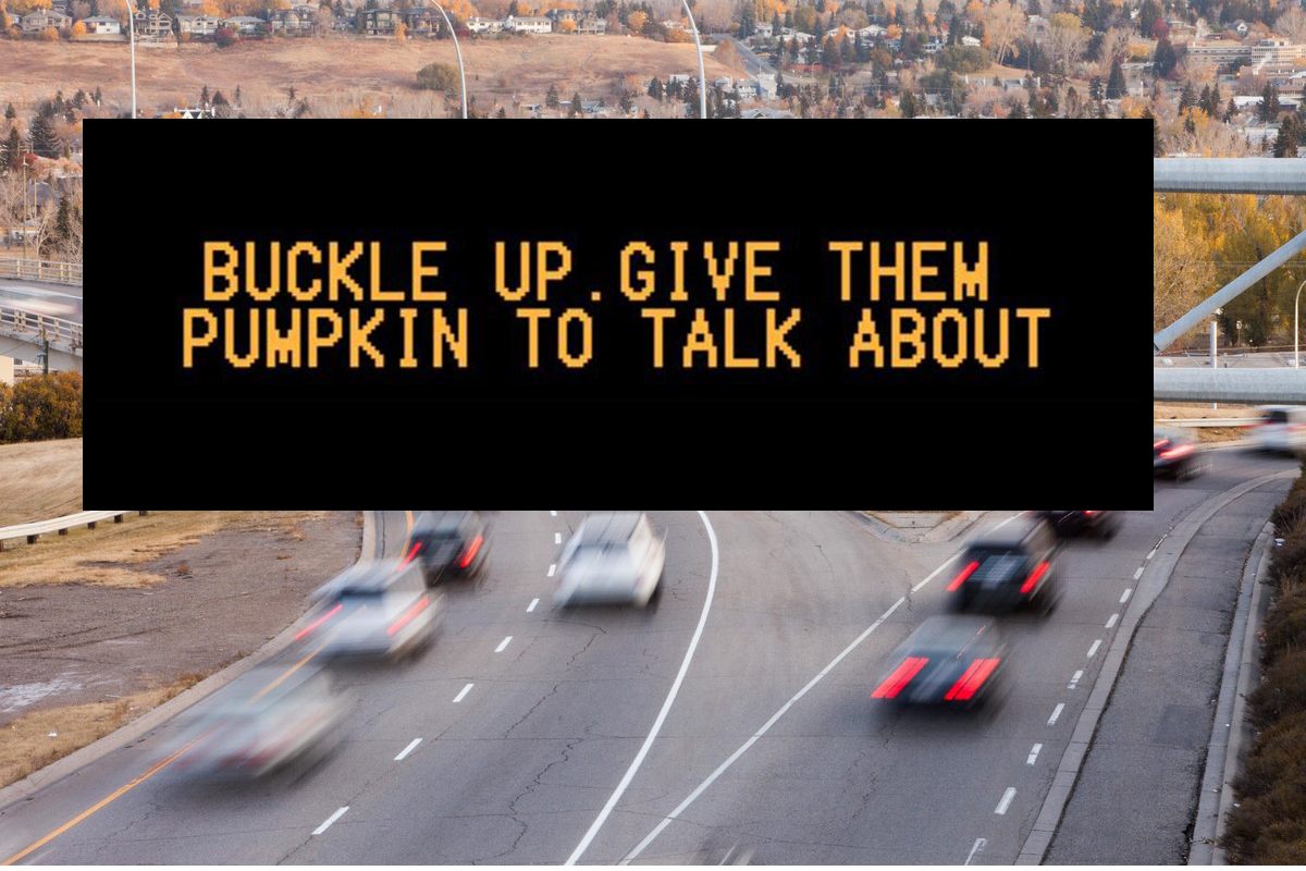 Traffic Tuesday Digital Sign Message