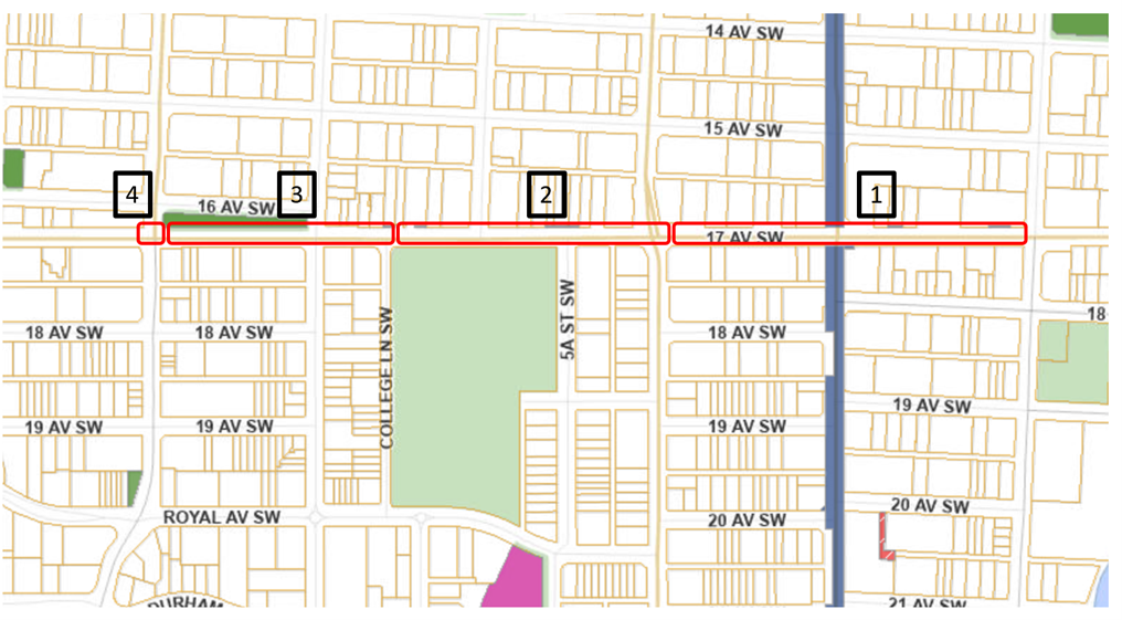17 Ave. S.W. construction