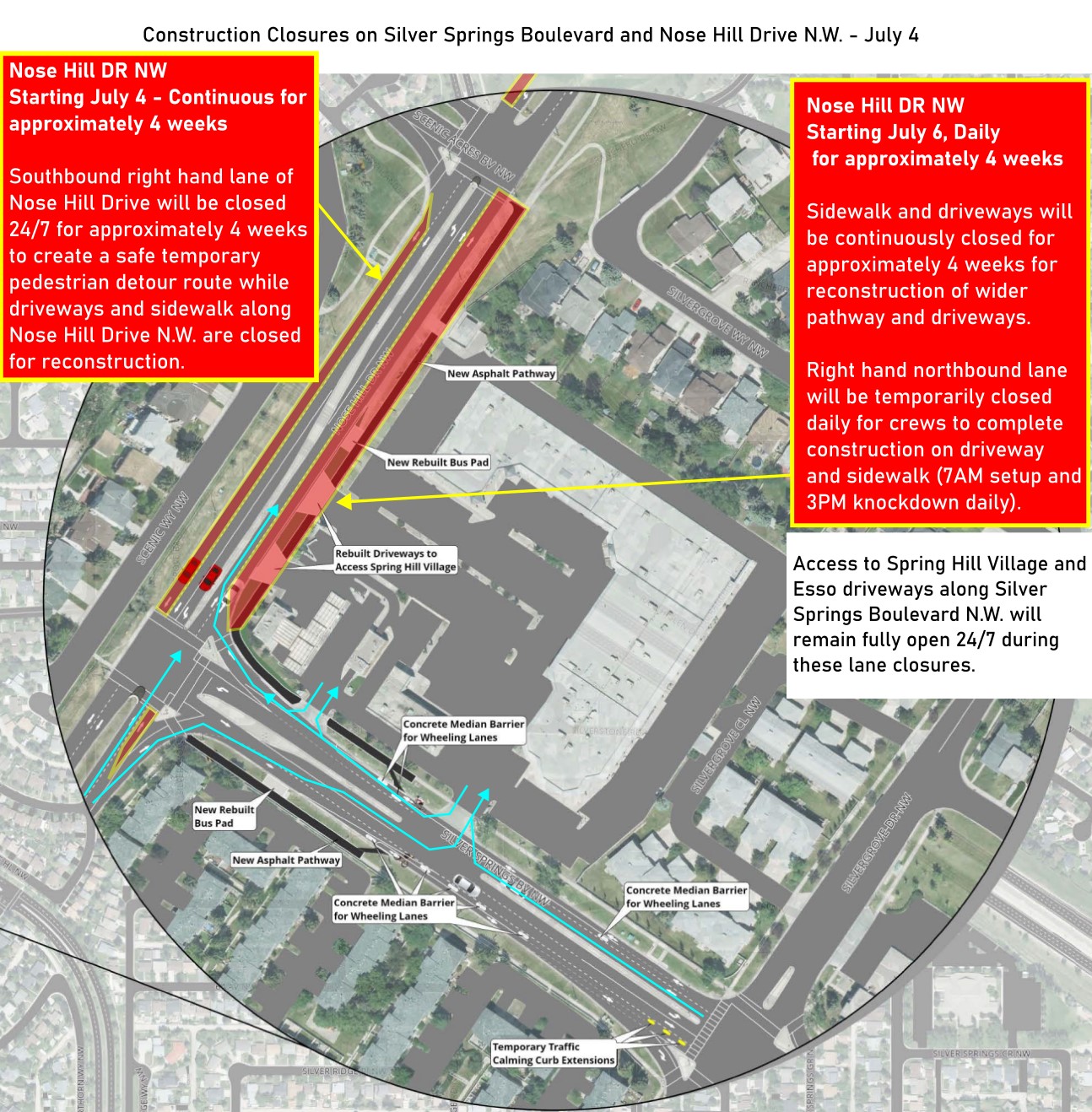 Neighborhood Streets Silver Springs community planning