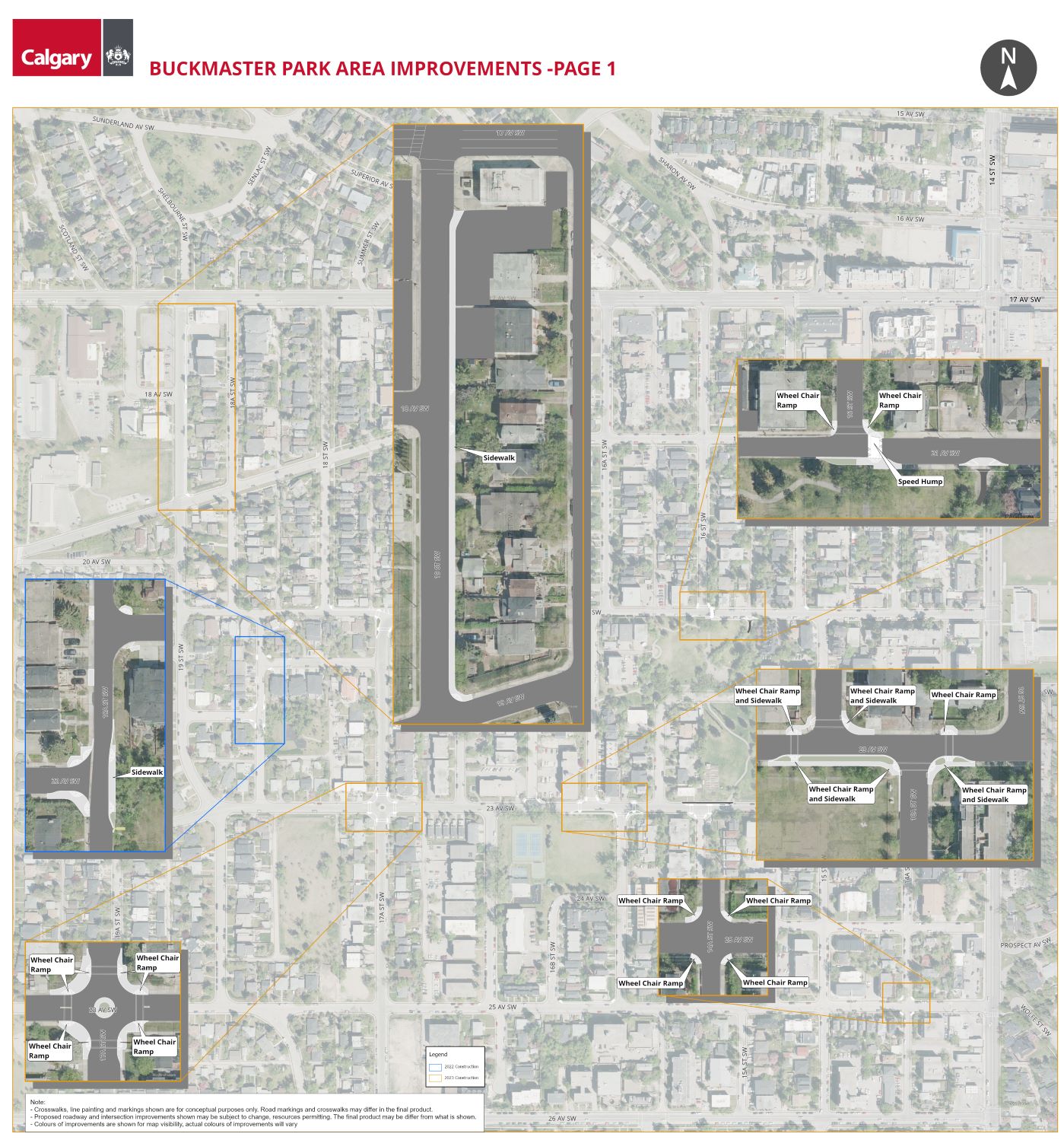 Buckmaster Park area improvements
