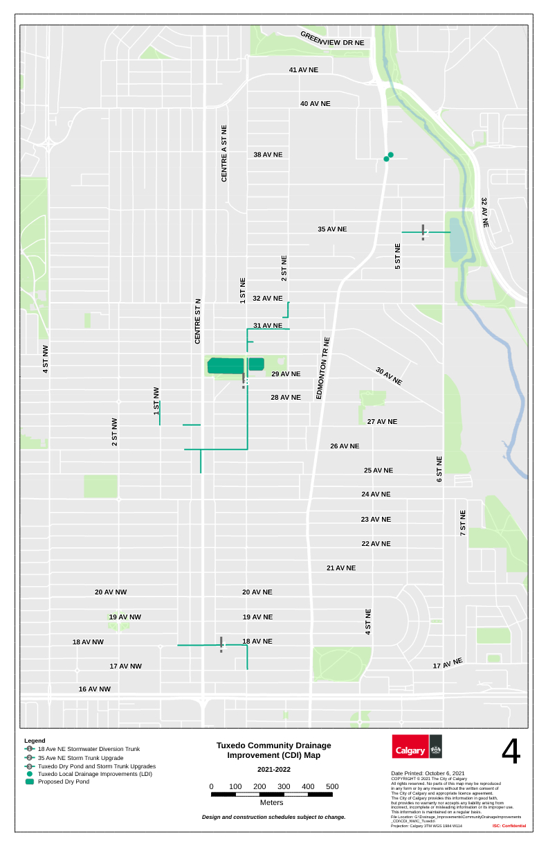 Tuxedo community drainage improvements