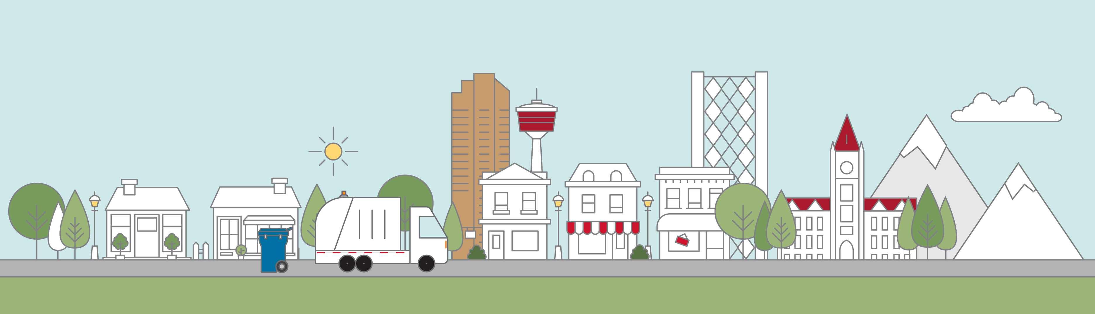 How the Blue Cart recycling facility works