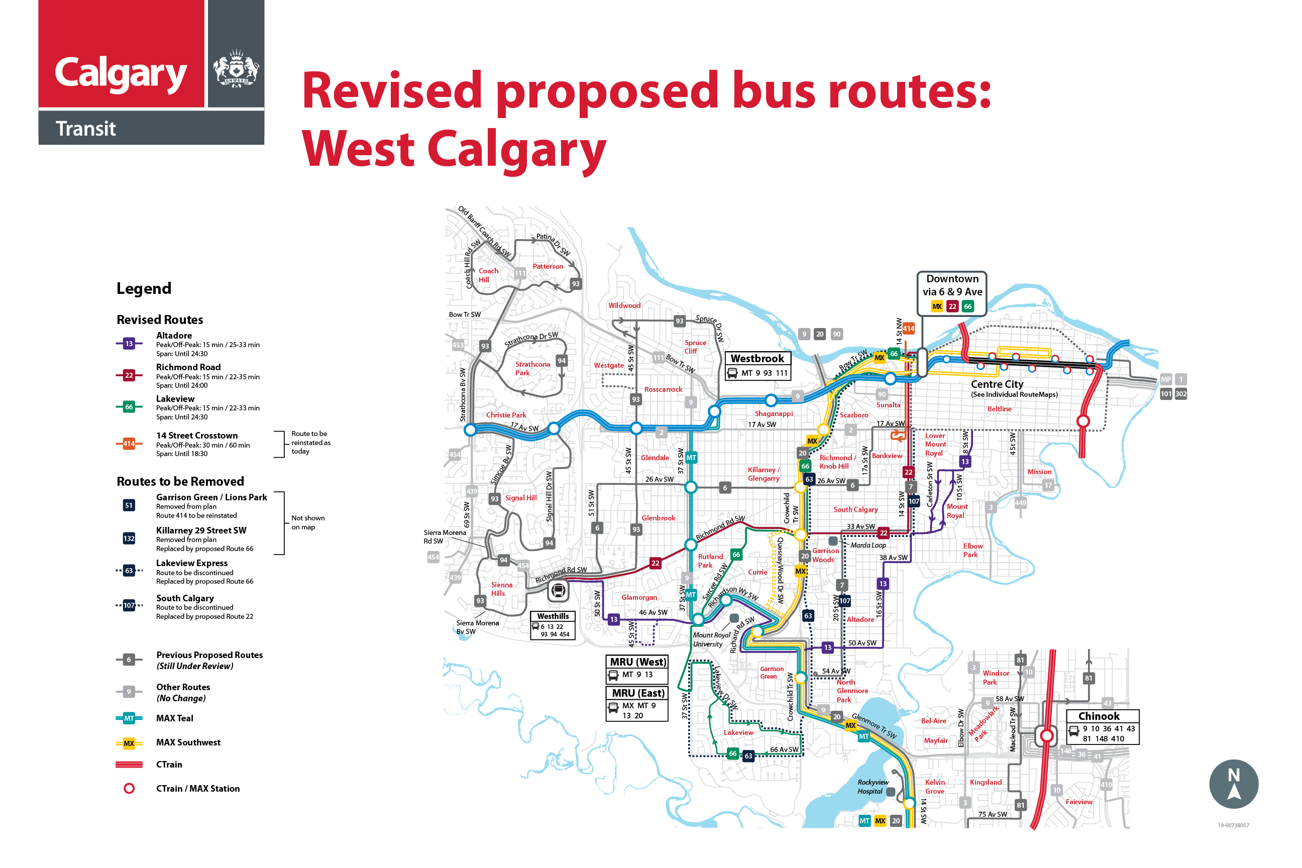 Calgary LRT Route Map Calgary LRT Route Map