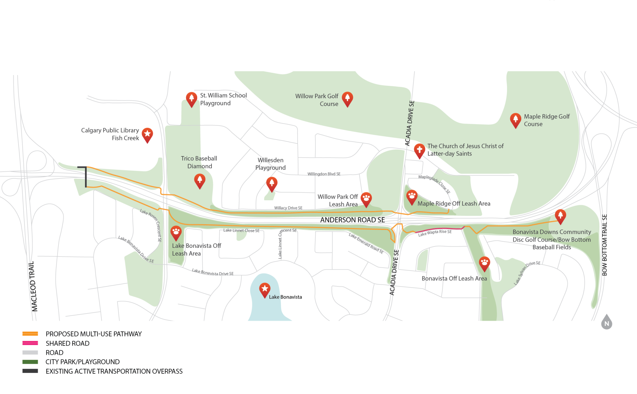 Anderson Road S.E. pathway project