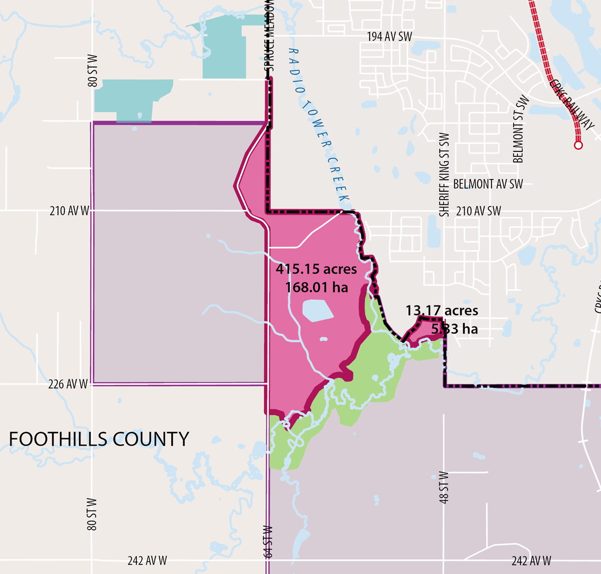 Proposed Foothills County Annexation (2026)
